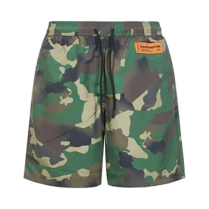 Heron Preston Nylon Swimshorts 'military - Green