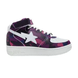 A BATHING APE Sta Mid Sneakers - Purple