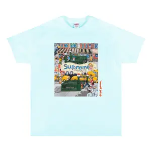 Supreme Manhattan Tee 'pale - Blue