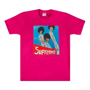 Supreme Group Tee 'dark - Pink