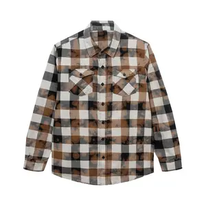ANTI SOCIAL SOCIAL CLUB Dialtone Tie Dye Flannel - Black