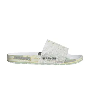 Adidas Raf Simons Adilette Slides - White