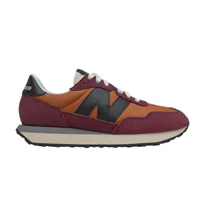 NEW BALANCE 237 'Burgundy Vintage Orange' Sneakers Orange