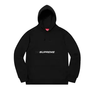 Supreme Zip Pouch Hooded Sweatshirt - Black