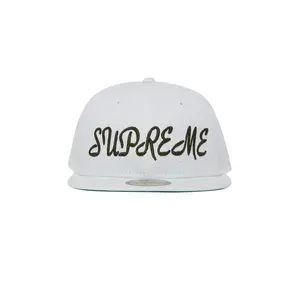 Supreme Script New Era Cap - White