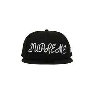 Supreme Script New Era Cap - Black