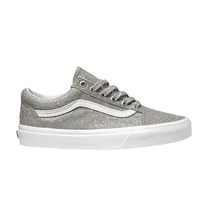 VANS Old Skool Lurex Glitter Sneakers - Silver