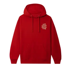 ANTI SOCIAL SOCIAL CLUB White Picket Fence Hoodie - Red