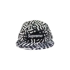 Supreme Washed Chino Twill Cap - Black
