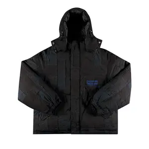 Supreme X Junya Watanabe X Comme Des Garçons Patchwork Puffy Jacket - Black