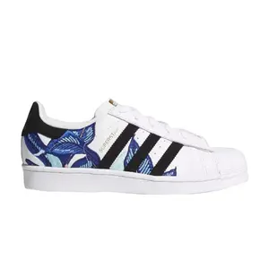 Adidas Superstar Floral Graphic - White