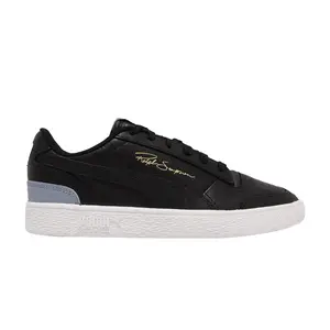 PUMA Ralph Sampson Low Faded Denim Sneakers - Black