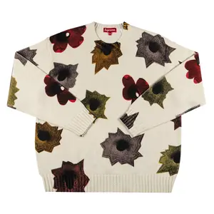 Supreme X Nate Lowman Sweater - White
