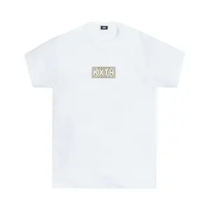 Kith Moroccan Tile Classic Logo Tee 'beige - White