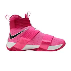 Nike Zoom Lebron Soldier 10 'kay Yow' High-top Sneakers - Pink