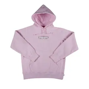 Supreme Bandana Box Logo Hooded Sweatshirt - Pink