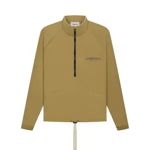 Fear Of God Half Zip Track Jacket 'amber' Yellow