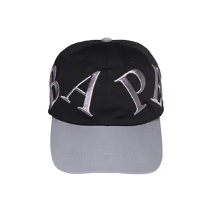 A BATHING APE Panel Cap - Black