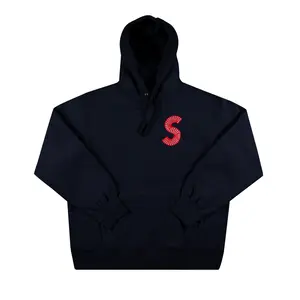 Supreme Logo Hooded Sweatshirt - Blue