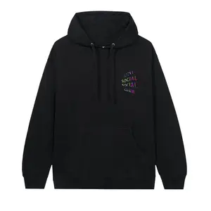 ANTI SOCIAL SOCIAL CLUB Fuzzy Connection Hoodie - Black