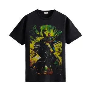 Kith For Spider-man Venom Battle Vintage Tee - Black