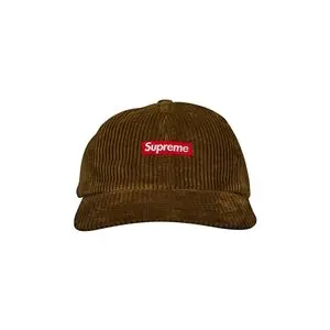 Supreme Ripple Corduroy Small Box 6-panel Cap - Brown
