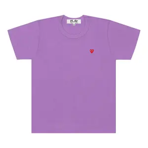 Play Comme Des Garcon Small Heart T-shirt - Purple