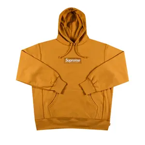 Supreme Box Logo Hooded Sweatshirt - Yellow