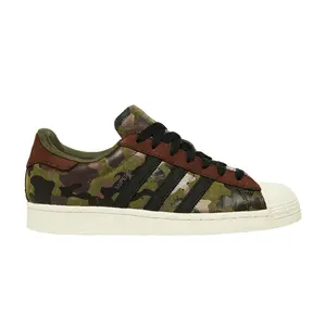 Adidas Superstar Camo Sneakers - Green