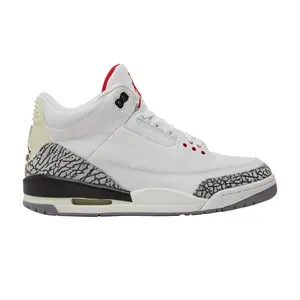 JORDAN 3 Retro Cement - White