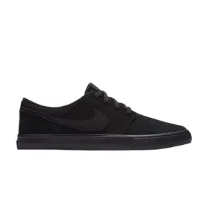 Nike Plain Black Shoes For Men