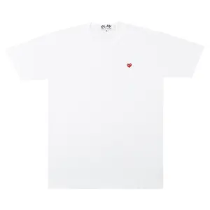 Play Comme Des Garcon Small Heart T-shirt - White