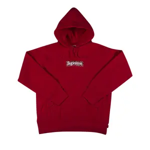 Supreme Bandana Box Logo Hooded Sweatshirt - Red