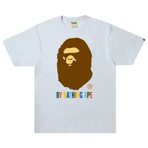 A BATHING APE Colors Bathing Ape Tee - Grey