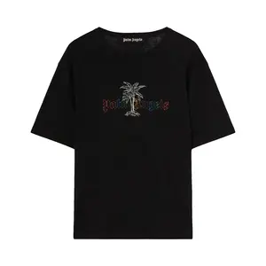 Palm Angels Linen Collar Tee