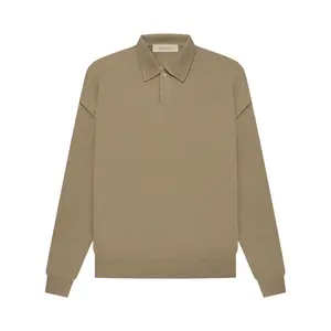 Fear Of God Knit Long-sleeve Polo - Green
