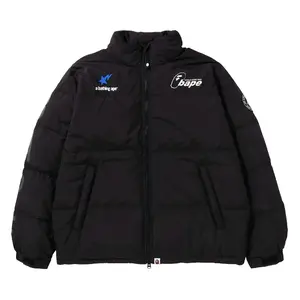 A BATHING APE Soccer Game Graphic Relaxed Fit Down Jacket