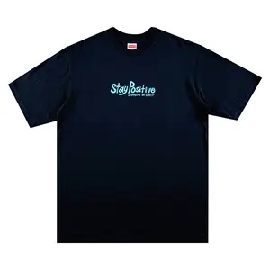 Supreme Stay Positive Tee 'navy - Blue