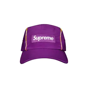 Supreme Gradient Piping Camp Cap - Purple