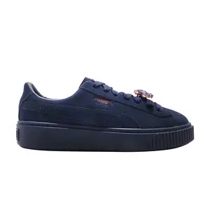 PUMA Suede Platform Gem Sneakers - Blue