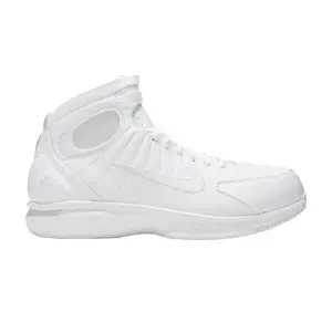 Nike Zoom Huarache 2k4 High Top Athletic Sneakers - White