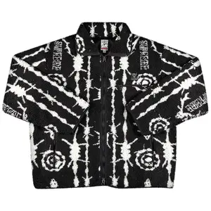 Supreme X South2 West8 Fleece Jacket - Black
