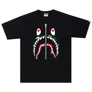 A BATHING APE City Camo Shark Tee - Black