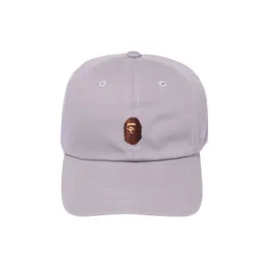 BAPE Ape Head Panel Cap - Grey