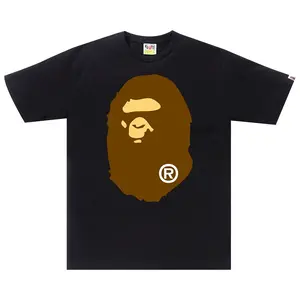 A BATHING APE Big Ape Head Tee - Black