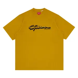 Supreme Shadow Script Short-sleeve Top 'dusty - Yellow