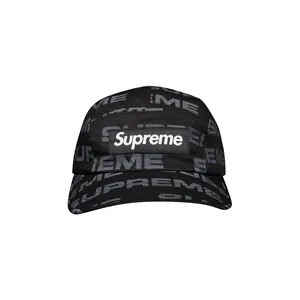 Supreme Reactive Print Cap - Black