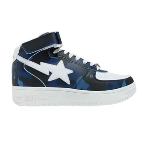 A BATHING APE Bapesta Mid - Blue