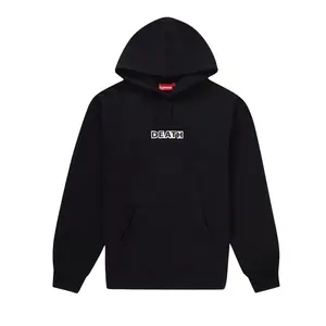 Supreme X Gilbert & George Death Hooded Sweatshirt - Black