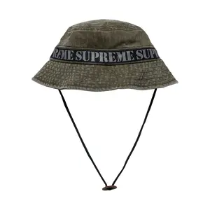 Supreme Supreme Stencil Webbing Boonie Green